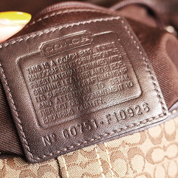 Coach | Bags | Coach F 926 Signature C Jacquard Leather Hobo Ha | Poshmark